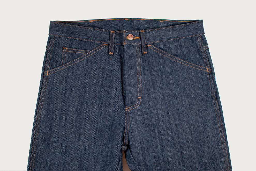 Round House Lot 182 Slim Straight Fit Raw Denim Jeans - Indigo – Heddels
